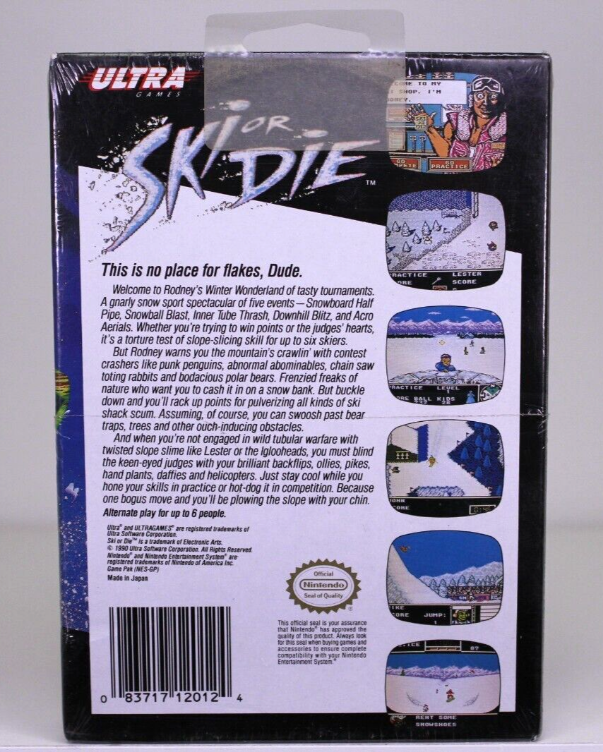 Ski or Die (Nintendo Entertainment System, 1991) for sale online | eBay
