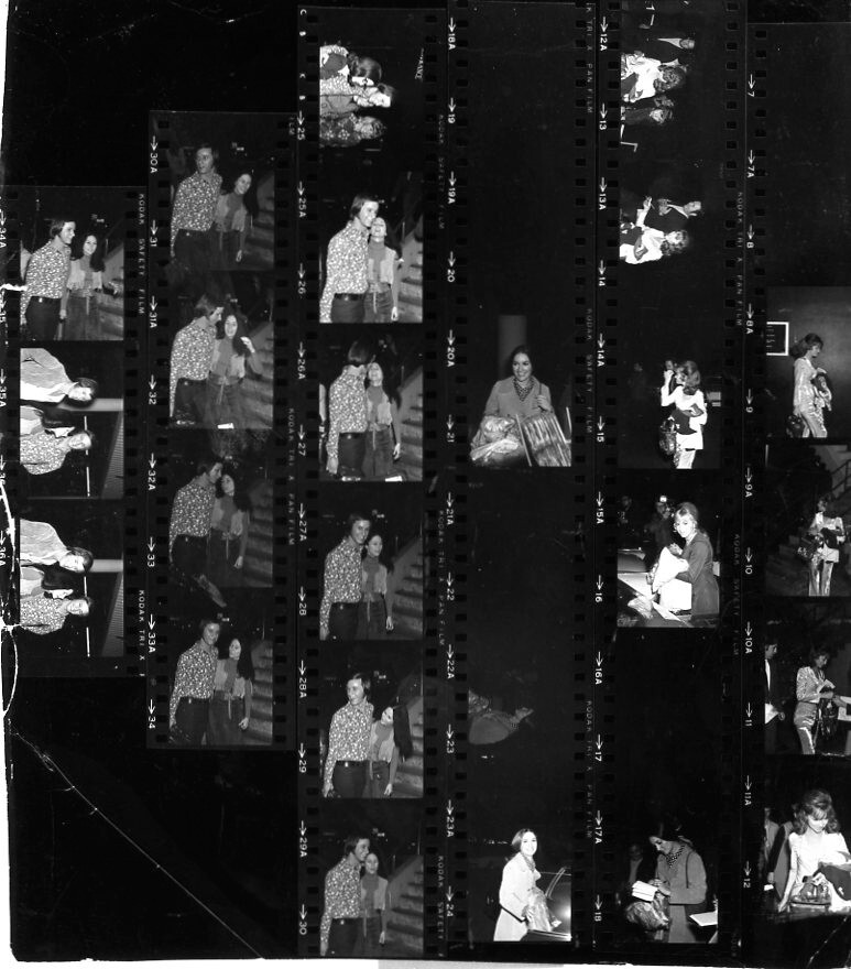 Contact Photo Sheet Negative THE LENNON SISTERS JANET KATHY DIANNE ...