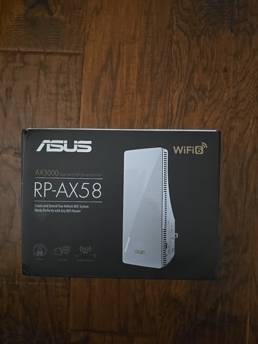ASUS RP-AX58 AX3000 Dual Band WiFi 6 (802.11ax) Range Extender, AiMesh ...