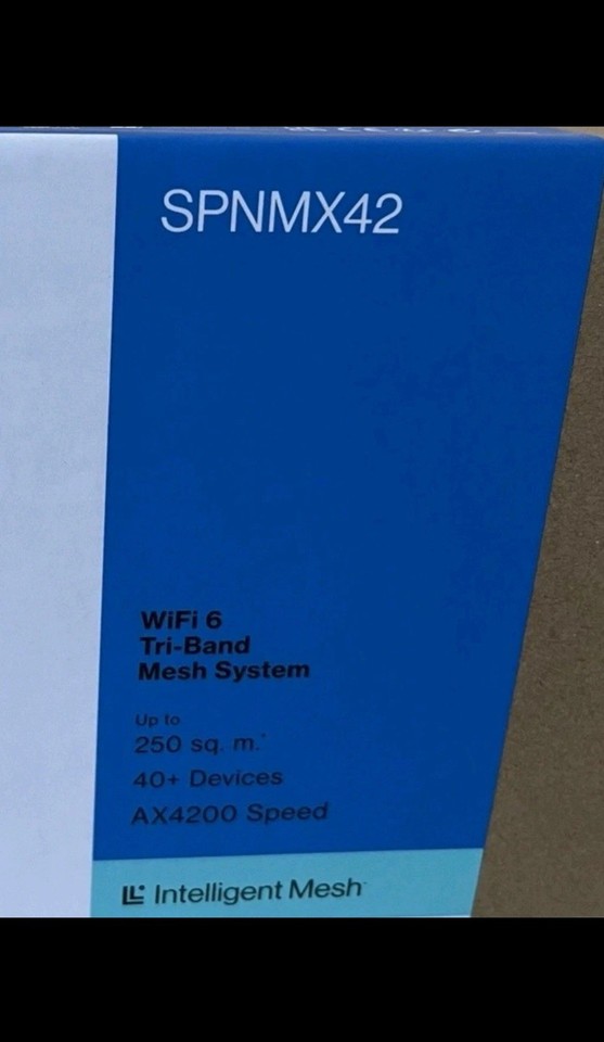 NEW SEALED Gigaclear Linksys Velop SPNMX42 Tri-Band Mesh WiFi 6 System ...