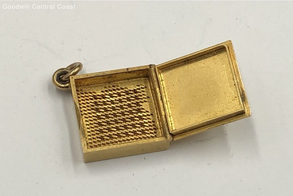 23.26K Tested Gold Square Locket Pendant | eBay