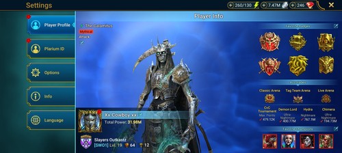 Raid: Shadow Legends Account 32Mil PP, 6 Mythical, 6 star awakened ...