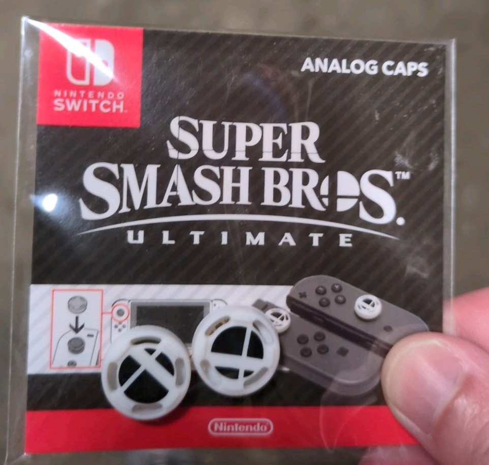 NEW Sealed Super Smash Bros. Ultimate Official Analog Caps Nintendo ...