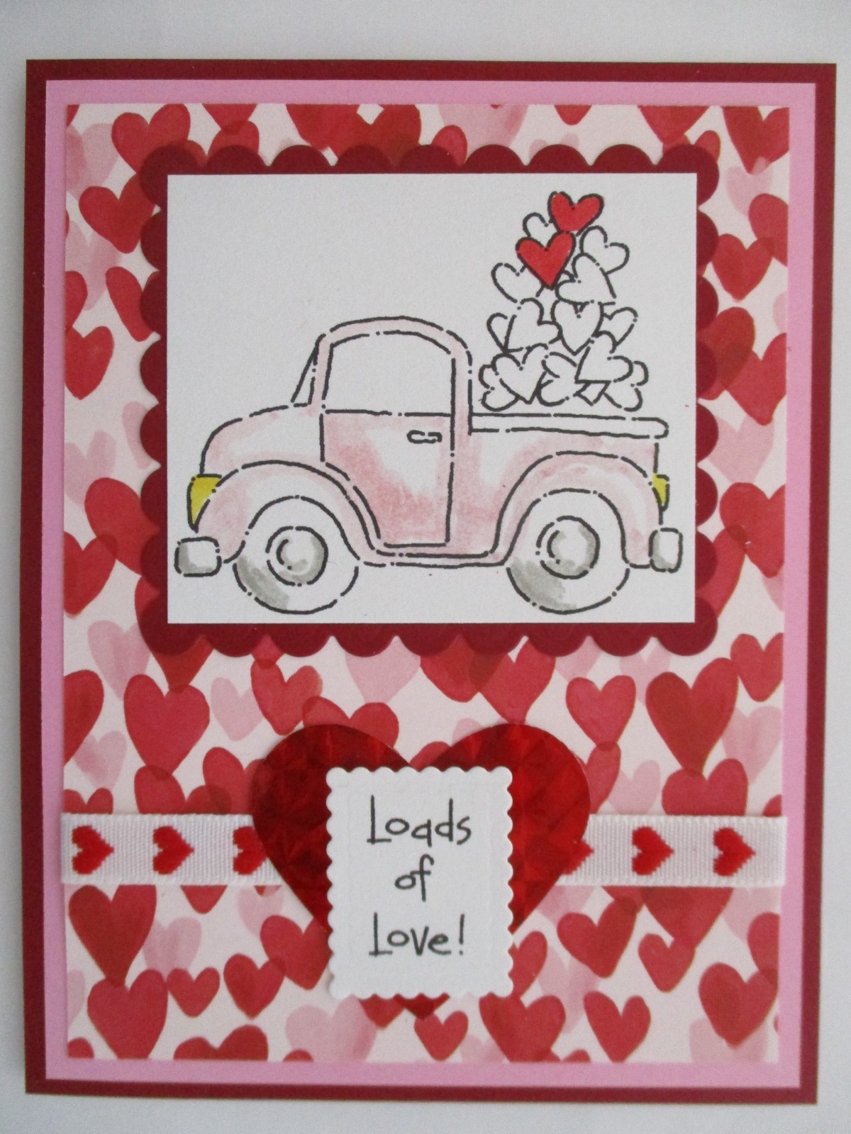 Stampin' Up! VALENTINESCard Making Kit "Loads of Love" Make A total 4 ...