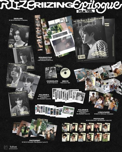 RIIZE 1st Mini Album RIIZING : Epilogue (FILM ver.) + Store Gift Photo ...
