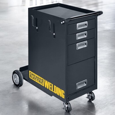 Welder Welding Cart Heavy Duty 4 Drawer Rolling Welding Storage Cabinet ...