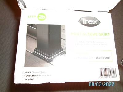 TREX 4 X 4 POST SLEEVE SKIRT ~ BLACK ~ PBKSKIRT4X4 | eBay