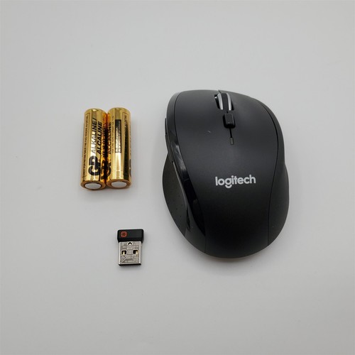 Logitech M705 Marathon Wireless Mouse, 5-Programmable Buttons Black ...