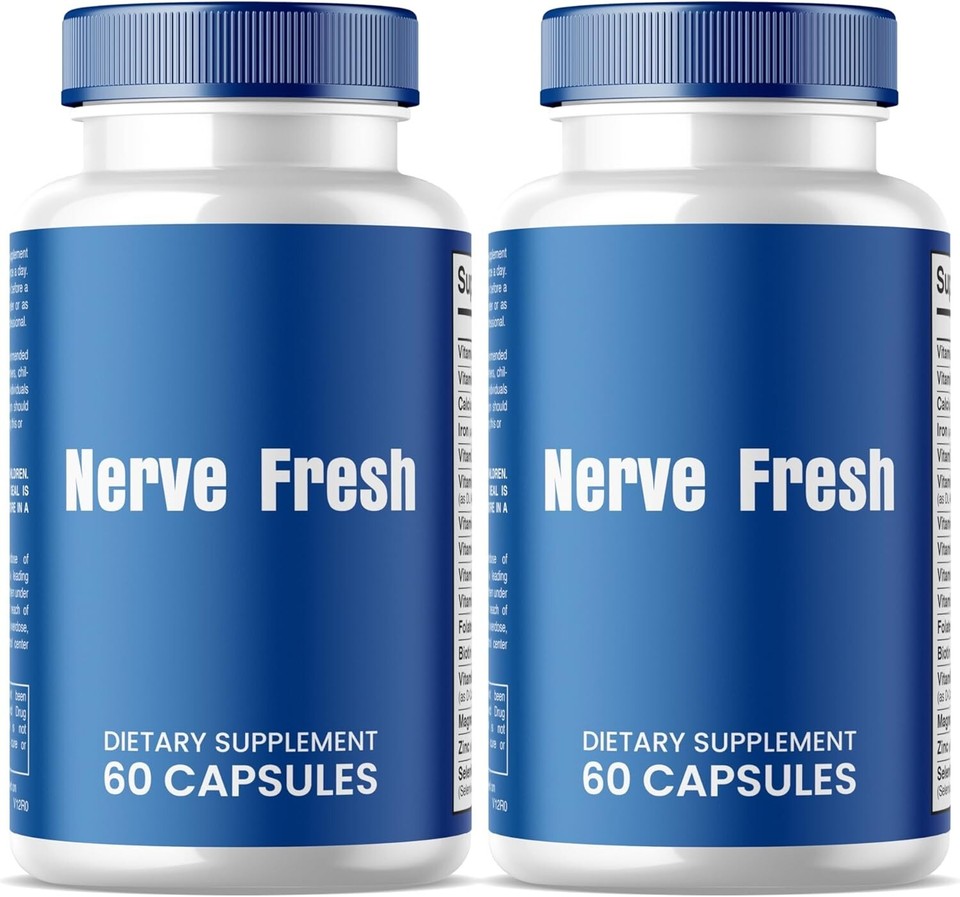 Nerve Fresh Pills All Natural Advanced Formula Supplements (120 ...