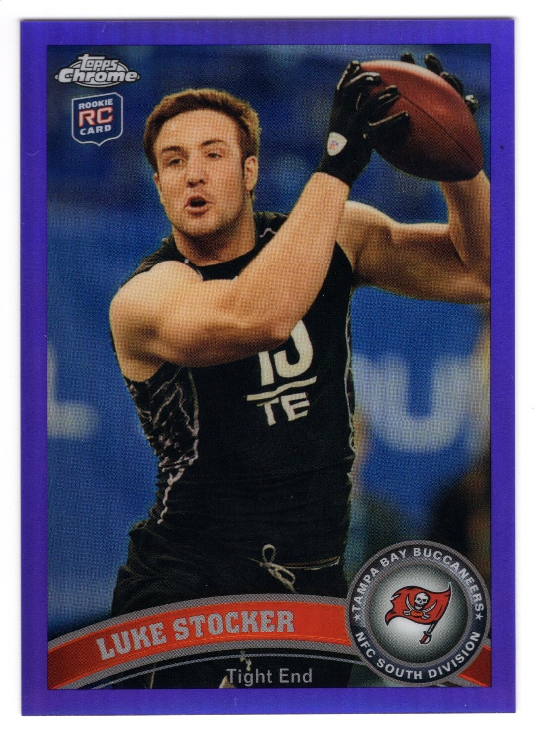 2011 TOPPS CHROME PURPLE REFRACTOR LUKE STOCKER ROOKIE CARD #141/499 ...