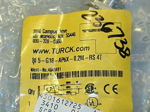 Turck BI5-G18-AZ6X-0.2M-RS 4T Proximity Switch | eBay
