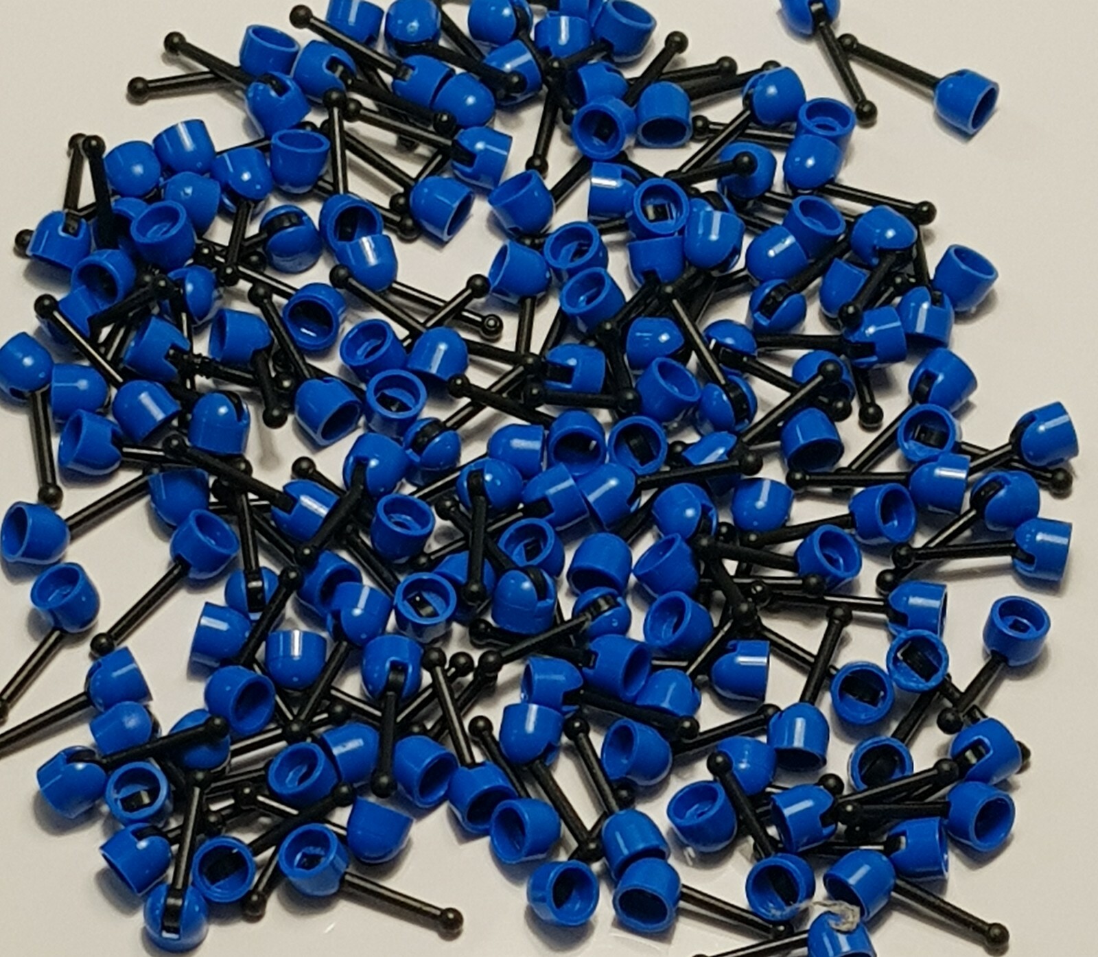 15x Lego® Classic Hebel kleiner Sockel rot gelb weiß blau 4592c02 Hebel ...