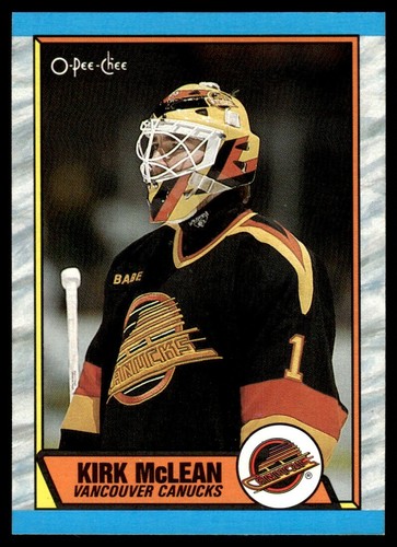 1989-90 O-Pee-Chee Kirk McLean RC Vancouver Canucks #61 | eBay