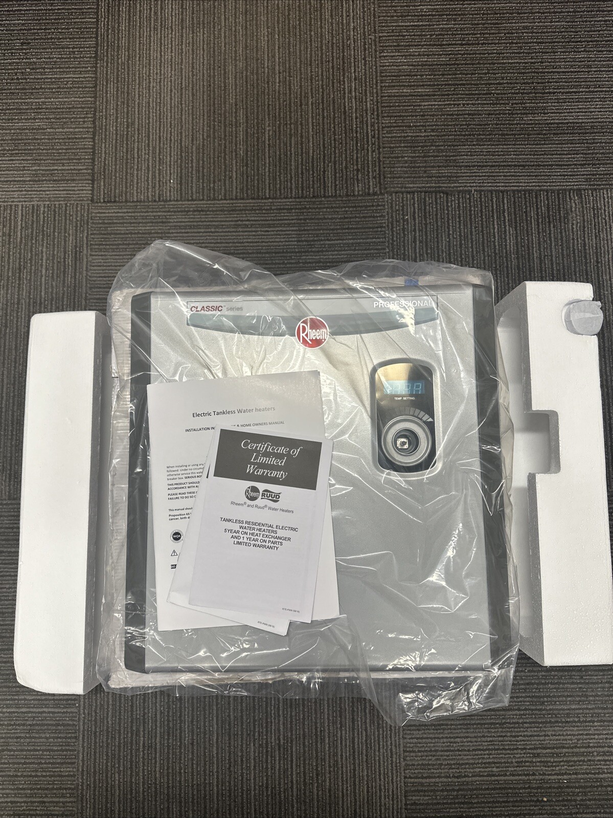 Rheem RTEX-24 24kW 240V Electric Tankless Water Heater - Open Box OEM ...