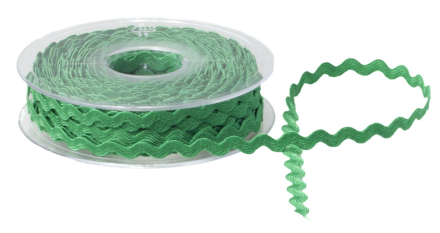 5MM RIC RAC BRAID TRIMMING, ART & CRAFTS, 20 MTR REEL, WIDE RANGE OF ...