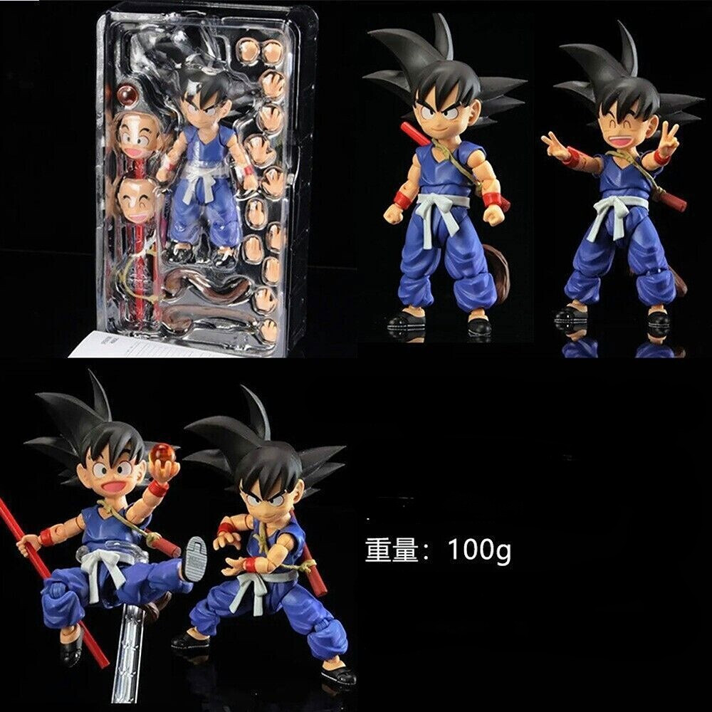 New Dragon Ball Z S.H. Figuarts Kid Son Goku Action Figure Toys Model ...