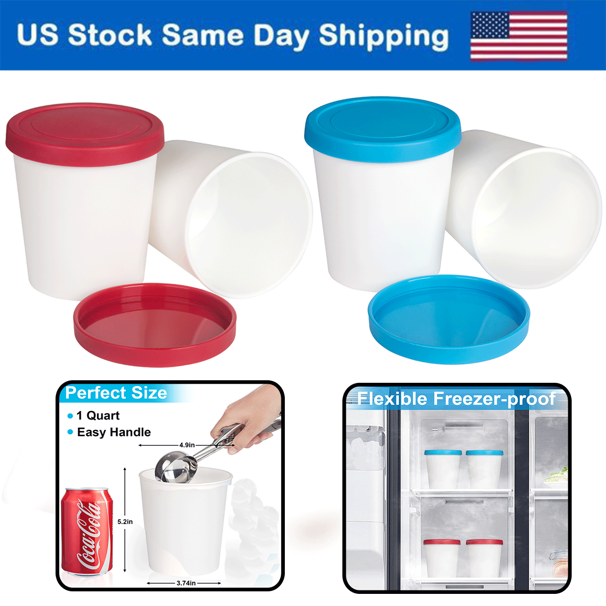 Quart Freezer Containers