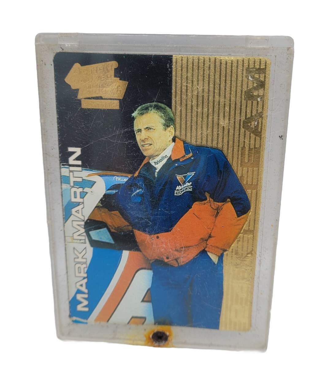 1995 Action Packed Country 24KT Gold Team Mark Martin 4 Insert Card | eBay