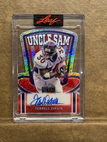 2025 Leaf Independence Uncle Sam Autograph Terrell Davis 1/1 | eBay