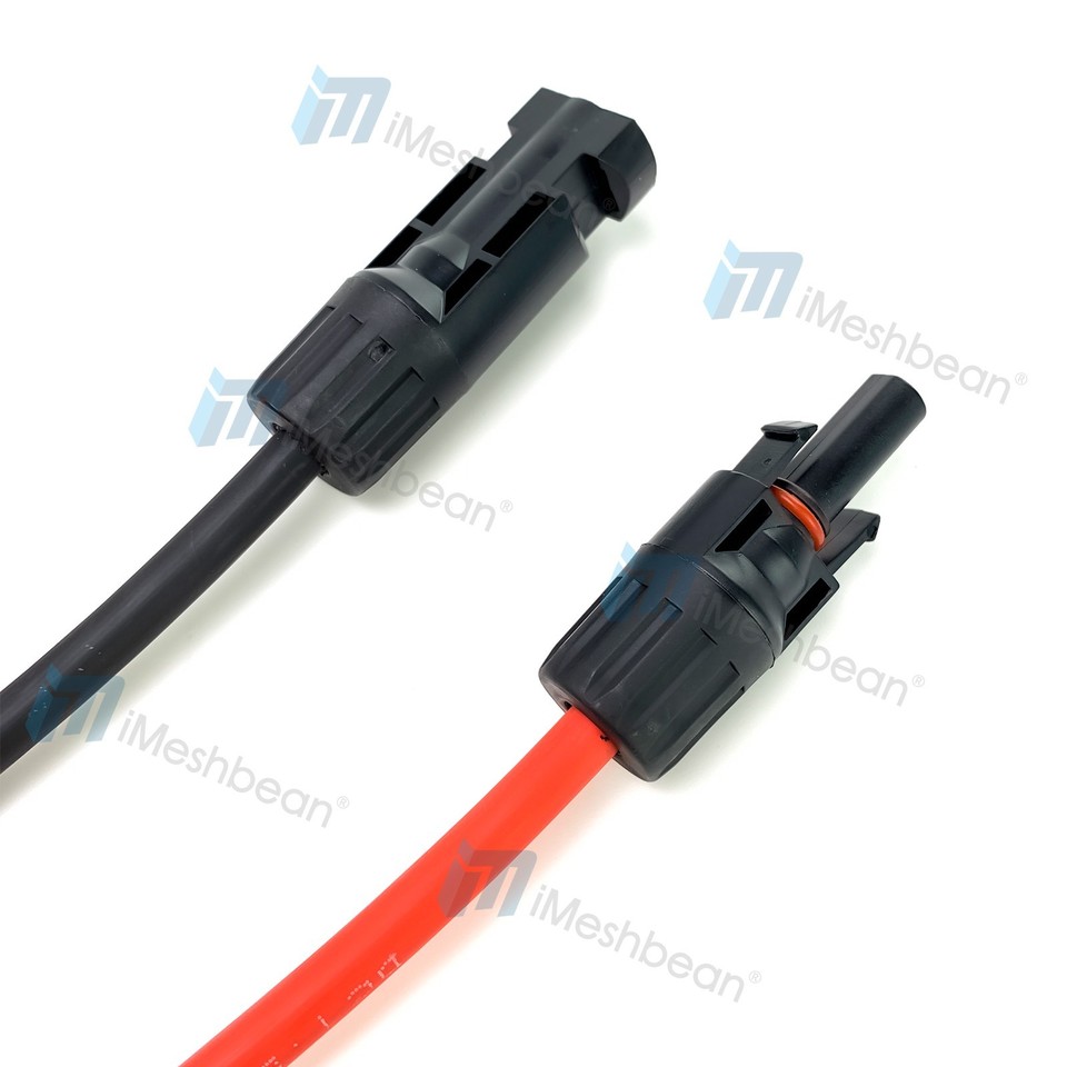 10AWG Solar Panel Extension Cable 30/40/50/100 FT Cable Flexible Wire ...