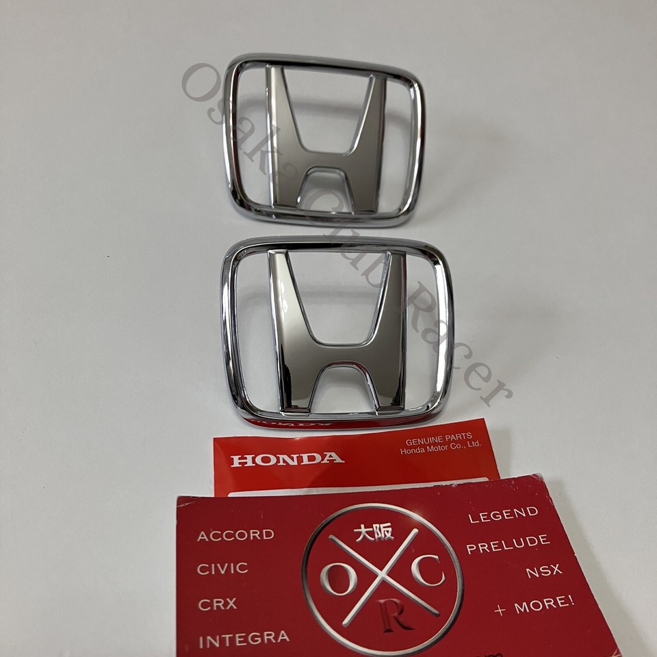 New OEM Acura Integra Front & Rear Honda Emblem H Badge Logo DC2 94-01 ...
