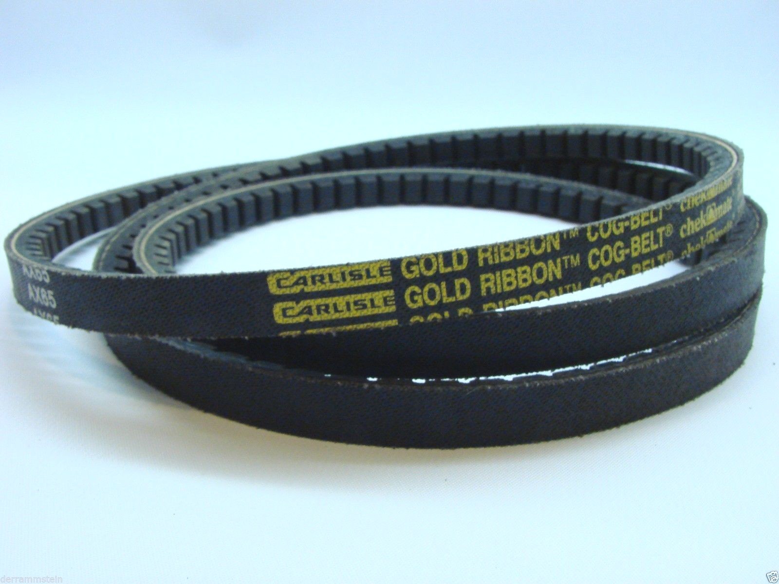 Carlisle AX65 Gold Ribbon Cog Belt ChekMate 1/2" x 67.3" b80 | eBay