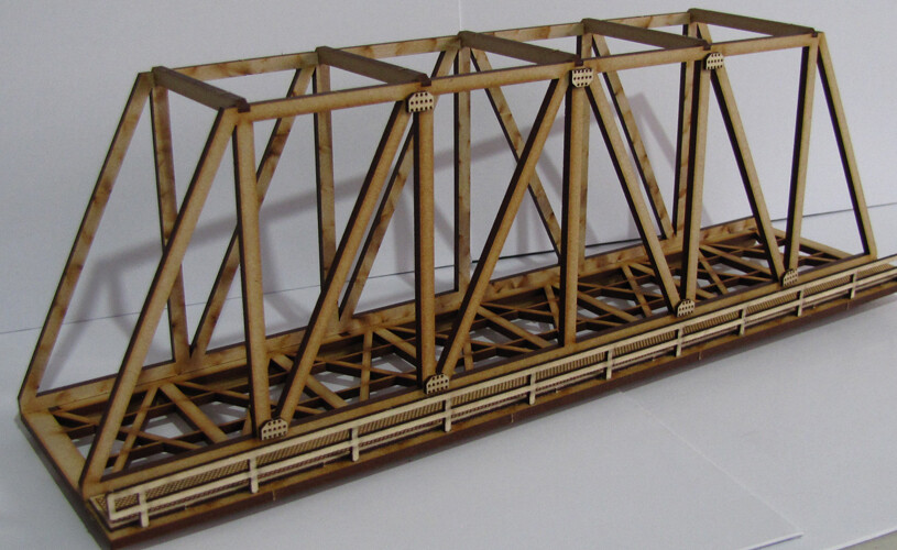 Trackside Models HO Single Truss Bridge | eBay