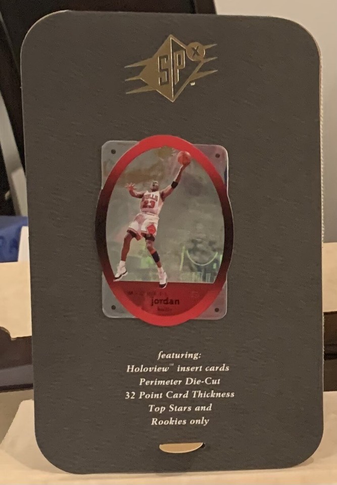 1996 SPX BASKETBALL PREMIER EDITION PROMO DISPLAY WITH MICHAEL JORDAN ...