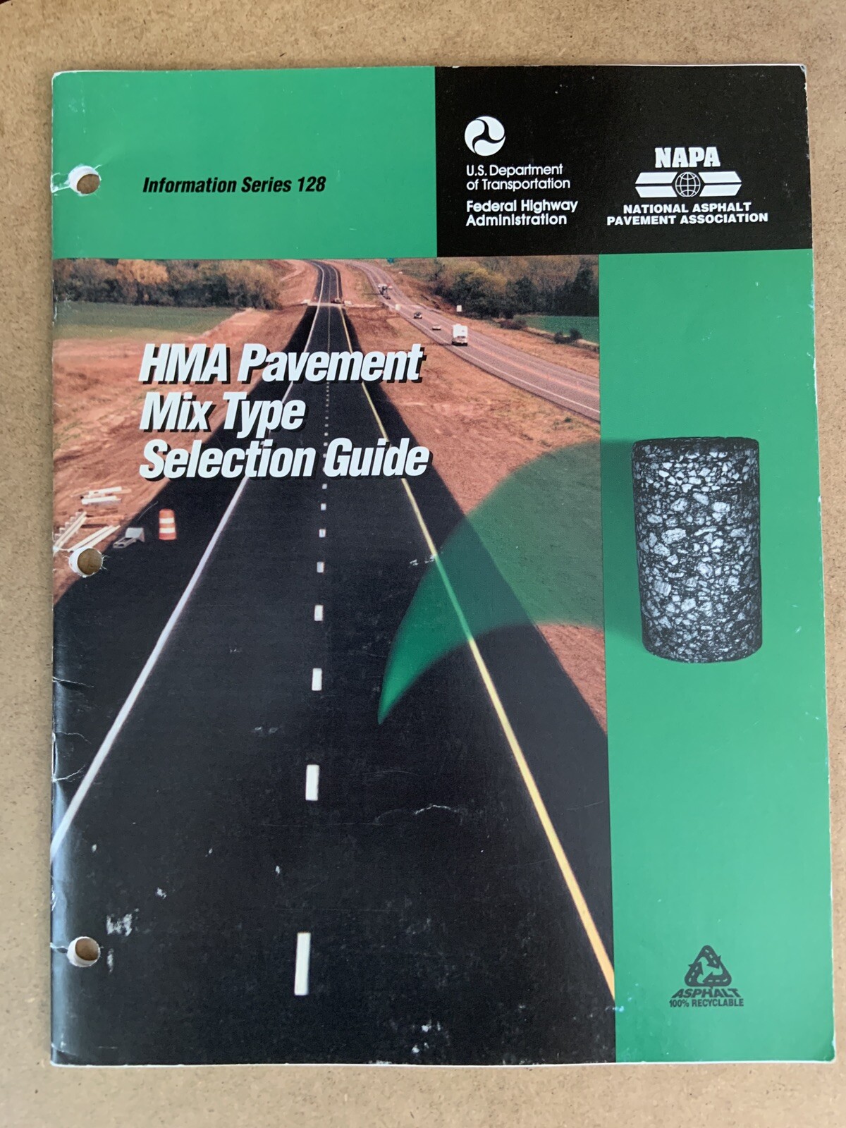 HMA Pavement Mix Type Selection Guide 128 FHA USDOT NAPA National ...