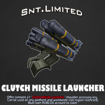 ROBLOX - Clutch Missile Launcher (ALL Platforms) | eBay