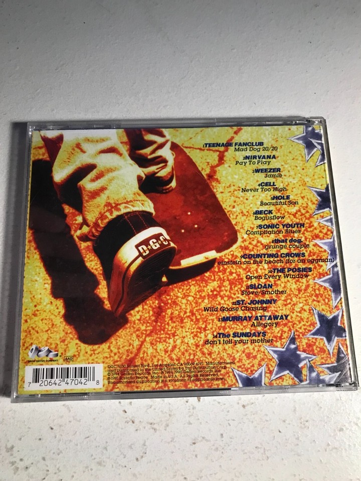 DGC Rarities Vol. 1 (CD, 1994) VARIOUS ARTISTS 720642470428 | eBay