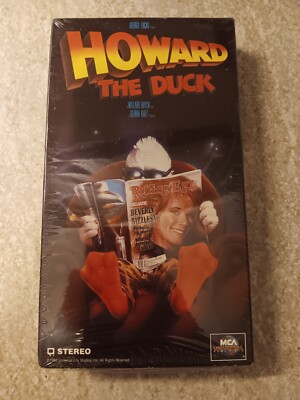 Howard the Duck VHS 1986 Factory Sealed New George Lucas MCA Universal ...