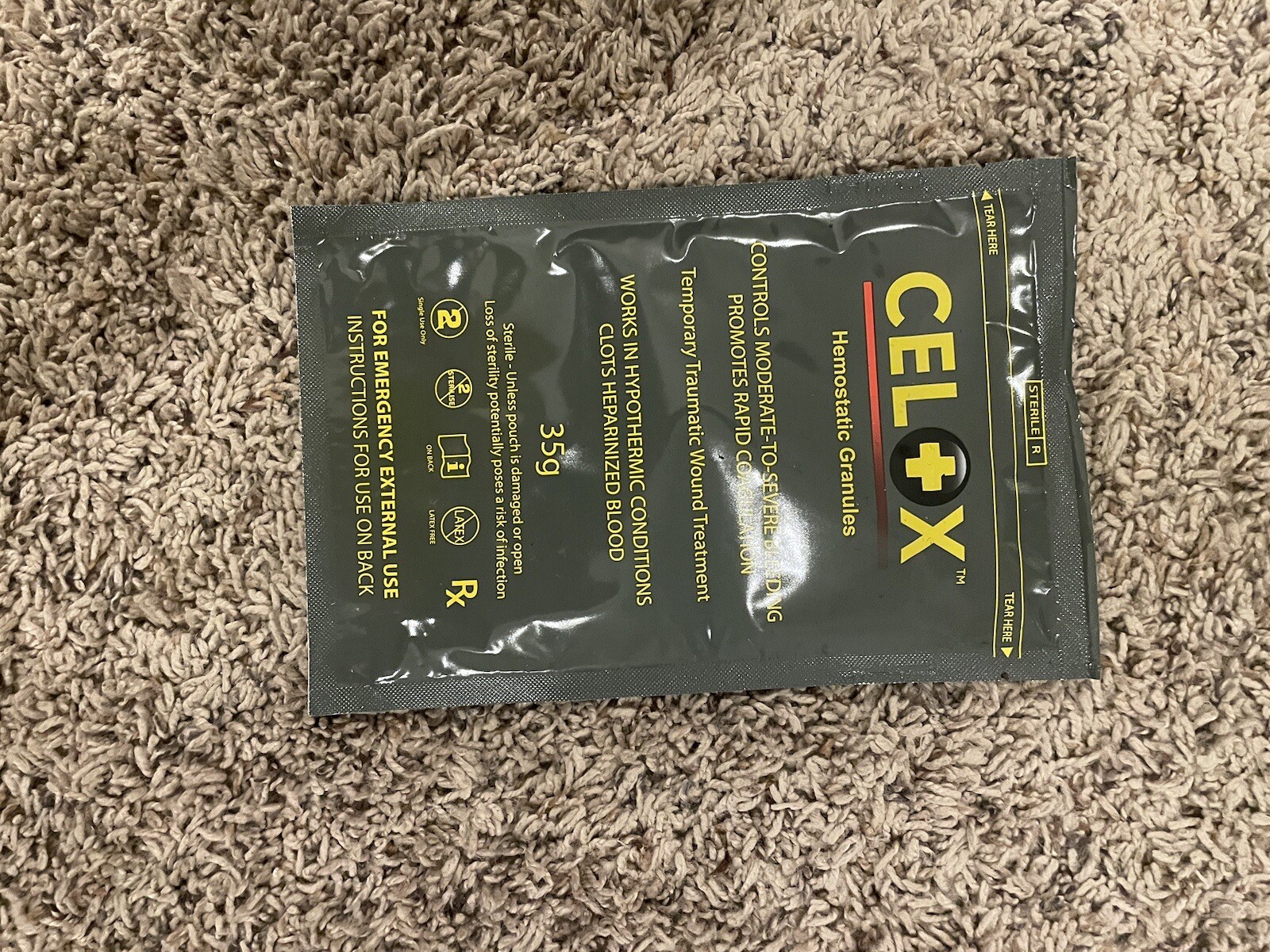 Celox Blood Clotting Agent, 35g Granules 5 Pack | eBay