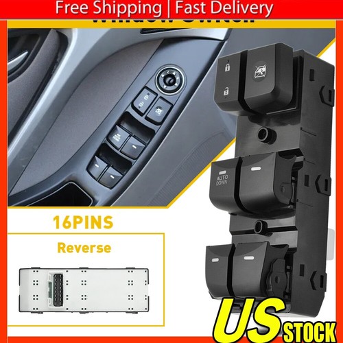 93570-3X000 New Power Window Switch Fit Hyundai BLACK Elantra 2011-2015 ...