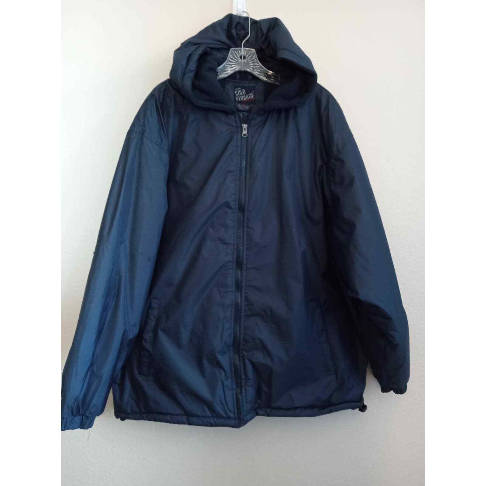 Cold Storage Men's Navy Blue Windbreaker Winter Coat … - Gem