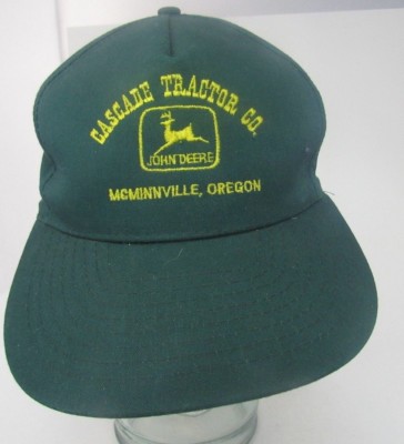 CASCADE TRACTOR CO. JOHN DEERE TRUCKER SNAPBACK MCMINNVILLE, OREGON A7 ...