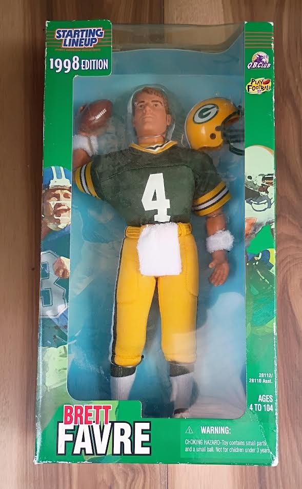 SEALED GREEN BAY PACKERS 1988 - 2000 Starting Lineup NFL Football ...