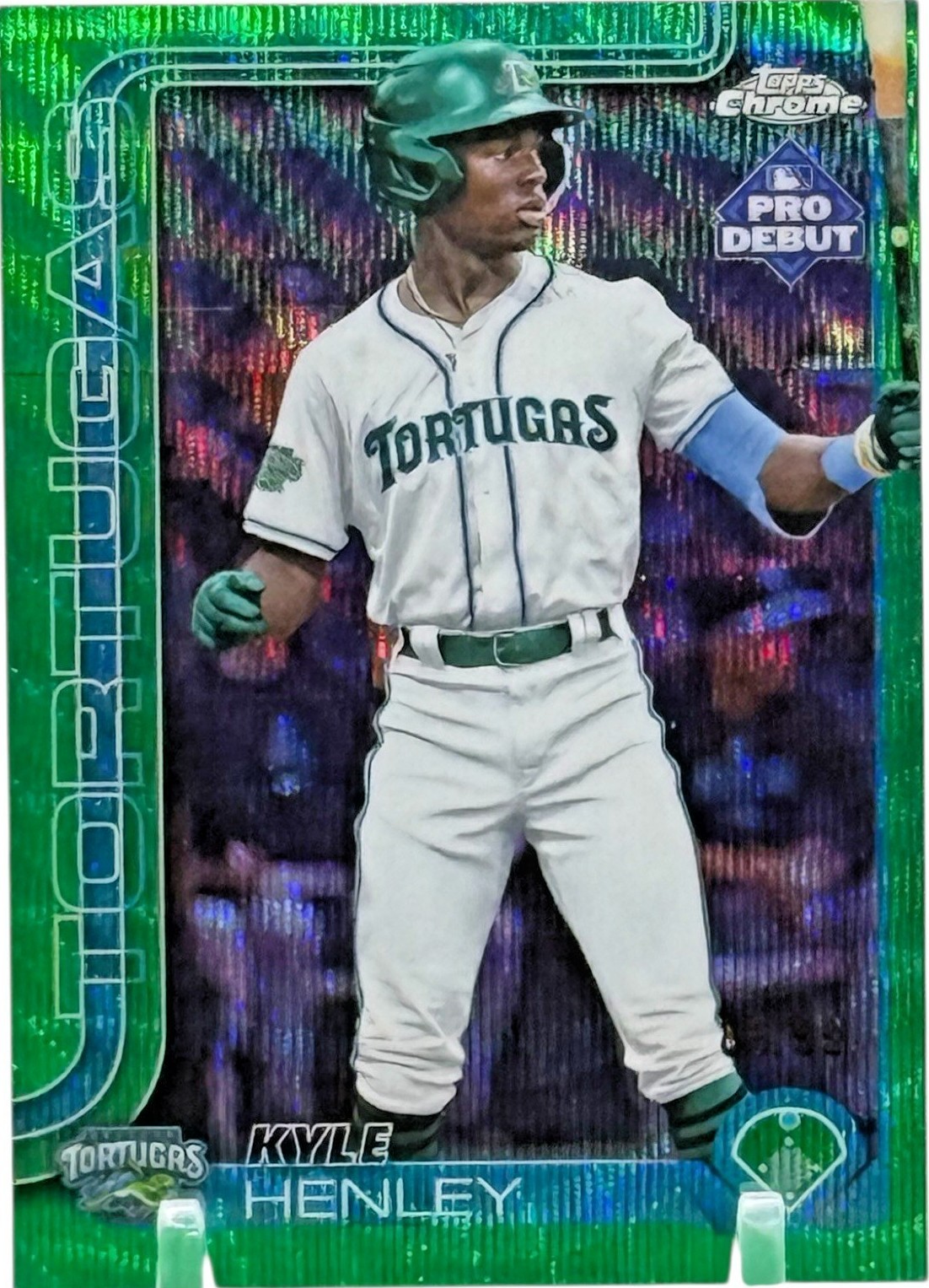 2025 Topps Pro Debut - Chrome Kyle Henley #PDC-112 Green Wave Refractor ...