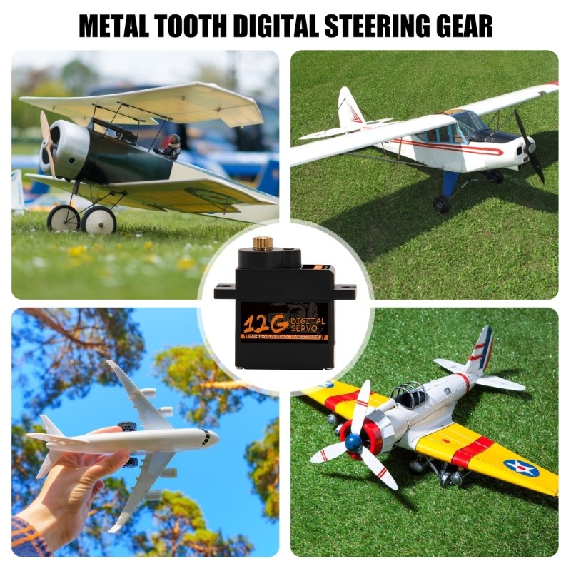 Digital Servo for Remote Control Model Airplanes Robot Anti Burn High ...