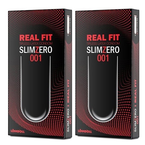 Unidus 001 SLIMZERO Real Fit Lubricated Latex Condoms Korea 16Pcs ...