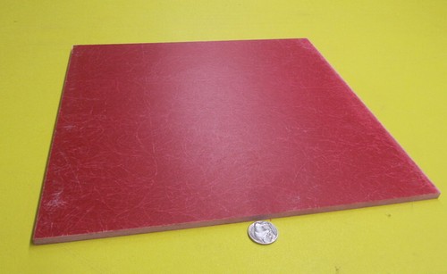 GPO3 Electrical Red Fiberglass Sheet 1/4" Thick x 12.0" Wide x 12.0 ...
