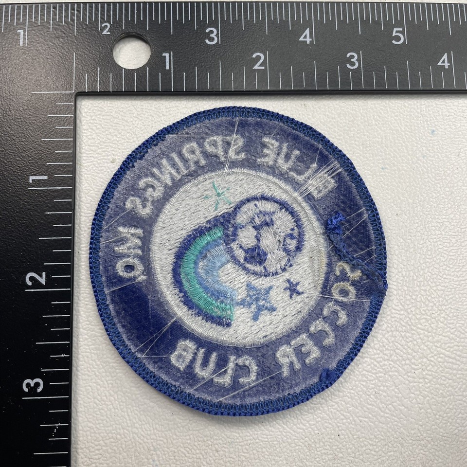 Multi-shades Of Blue Rainbow BLUE SPRINGS MISSOURI SOCCER CLUB Patch ...