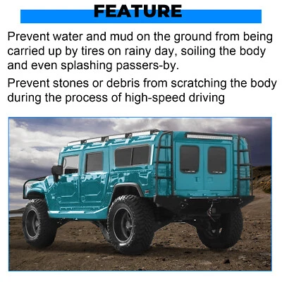 8Pcs Fender Flares overfender W/ hardware | Grelly USA