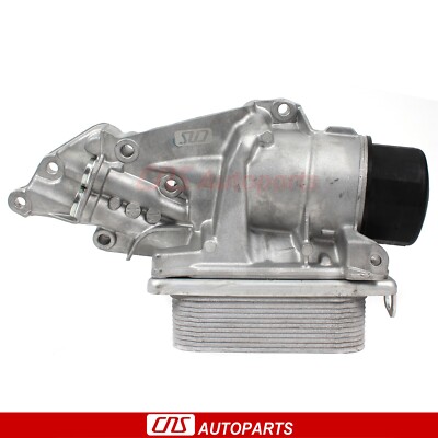 Engine Oil Filter Housing w/ Cooler 2721800510 06-12 Mercedes-Benz C G ...