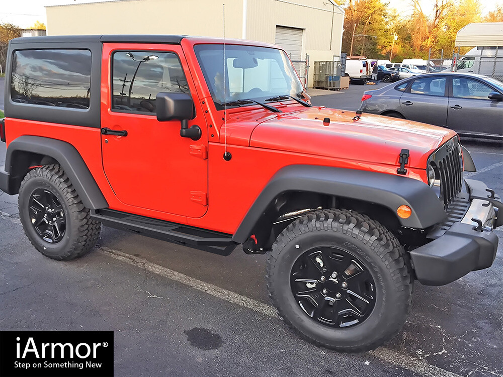 iArmor Jeep Armor Side Step Bars Fit Wrangler JK 2Dr. 07-17 | eBay