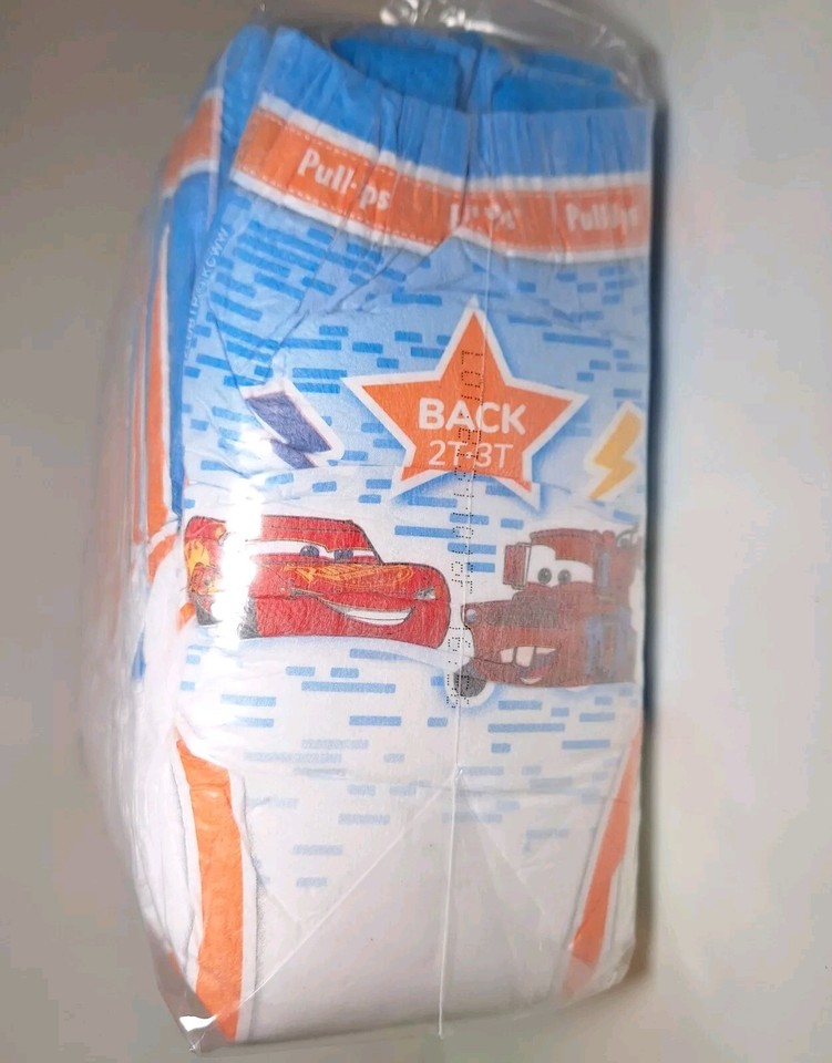 CARS Huggies PULL UPS 2T 3T Disney Pixar Training Pants Diapers 32 ...