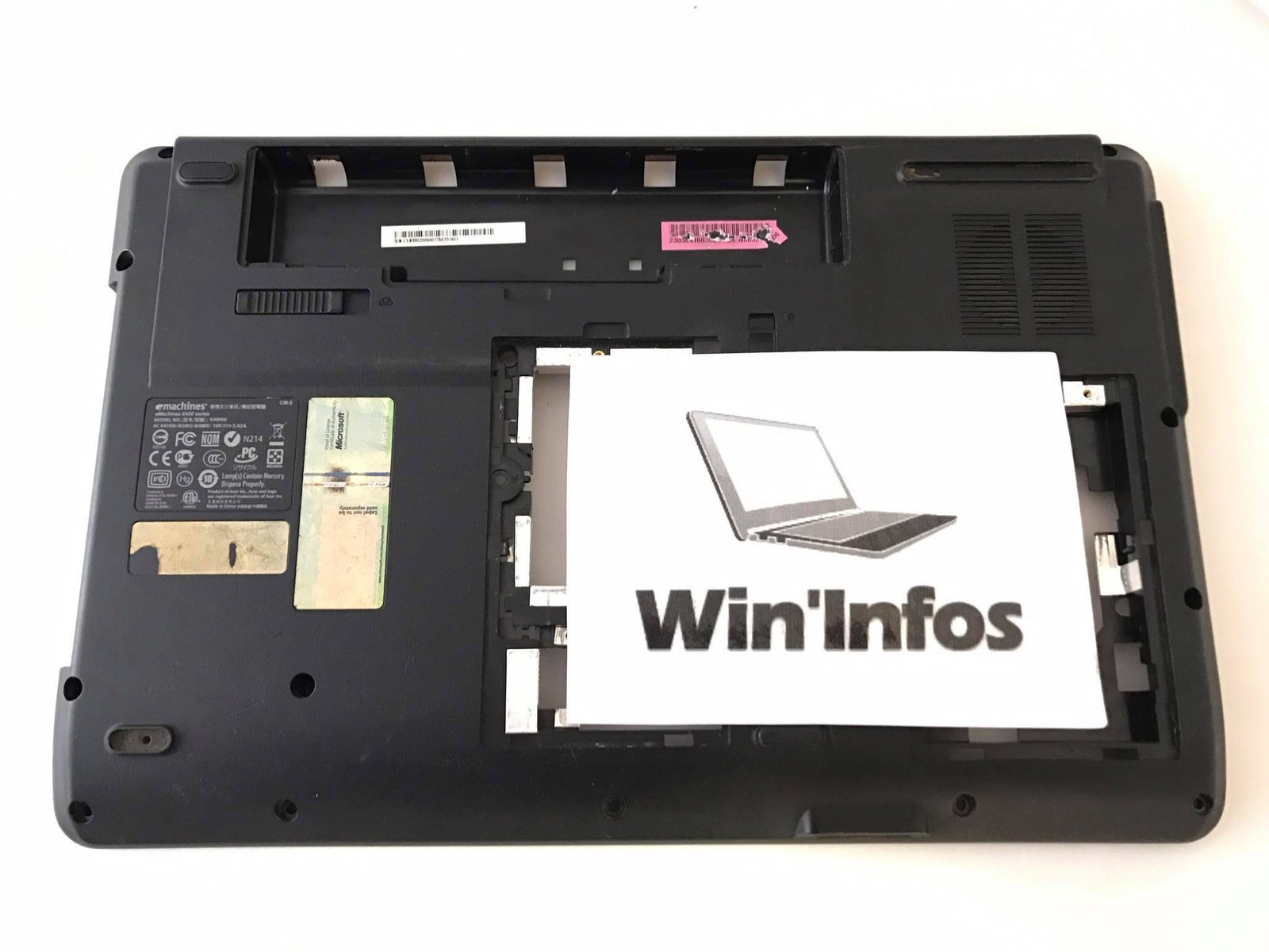 Kunststofftechnik Unter Untere Schale Basis Acer Emachines E430 Serie | eBay.de