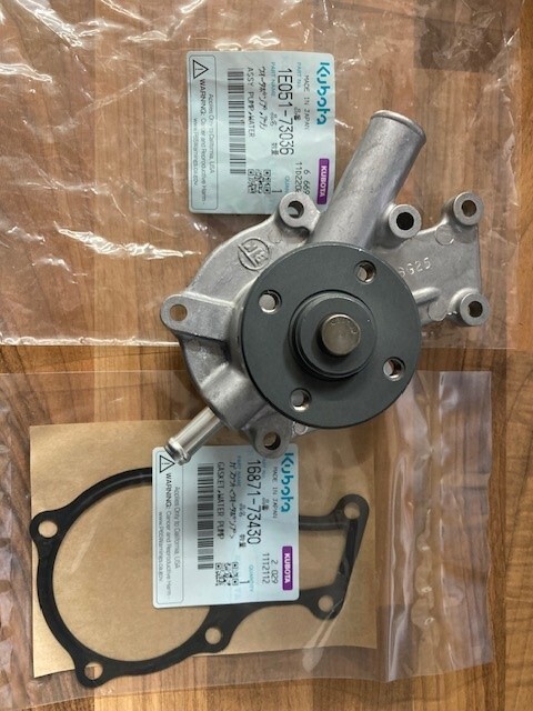 Kubota 1E051-73036 Water Pump & 16871-73430 Gasket. B1211 G2160 ETC for ...