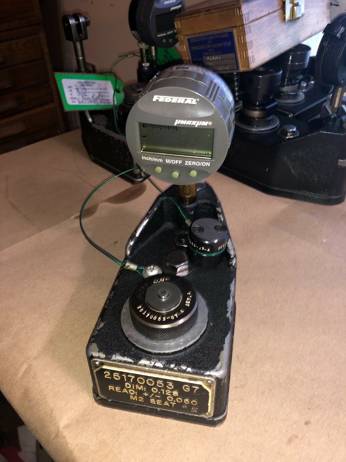 DOW GAGE MODEL 10 FEDERAL UMAXUM INDICATOR EDI 11061 | eBay