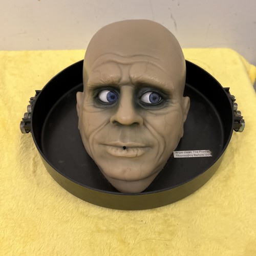 Gemmy Motion Animated Spooky Voice Candy Dish Tray Uncle Fester Eyes ...